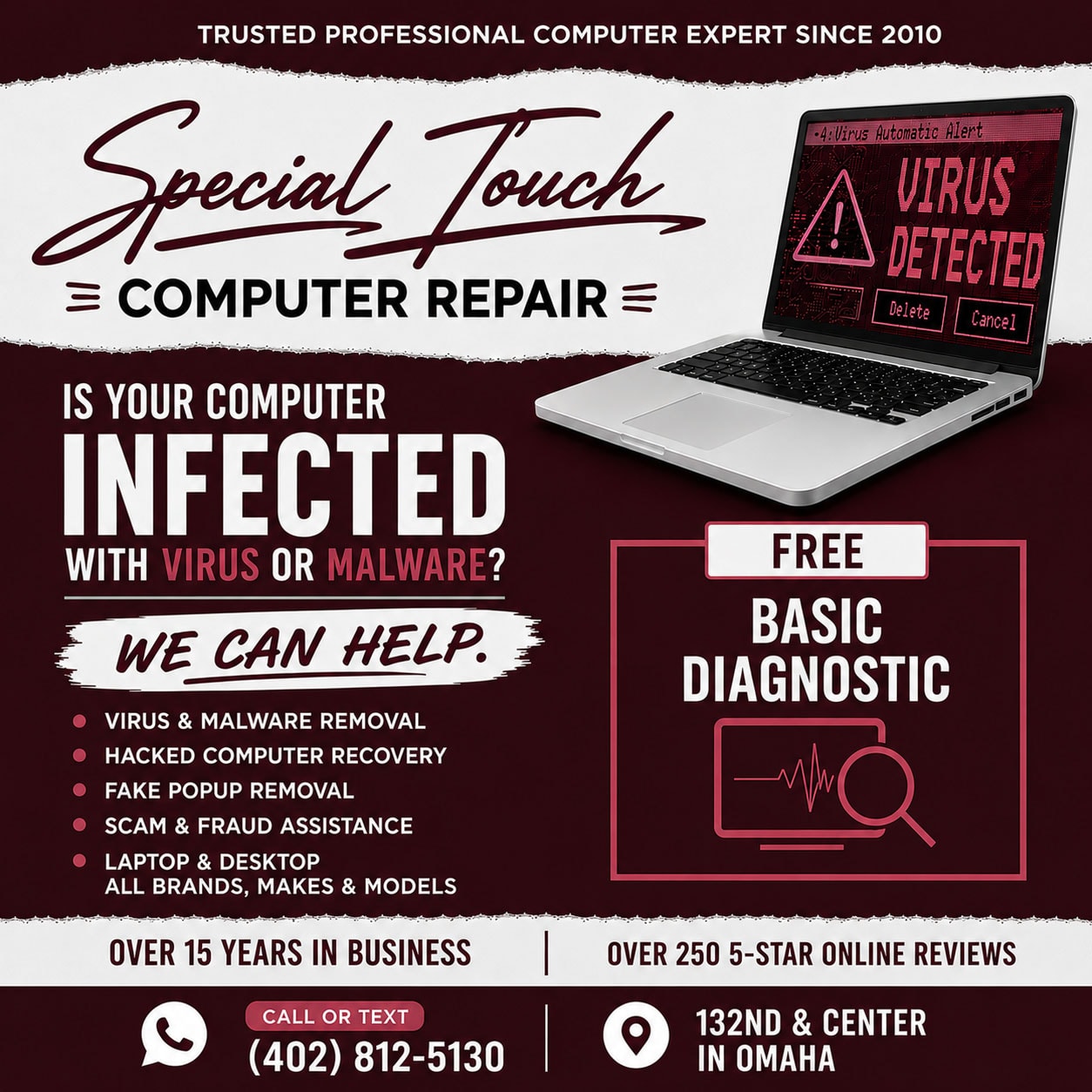 Computer Running Slow? Virus? Malware? Pop-Ups? Computer Repair in ...